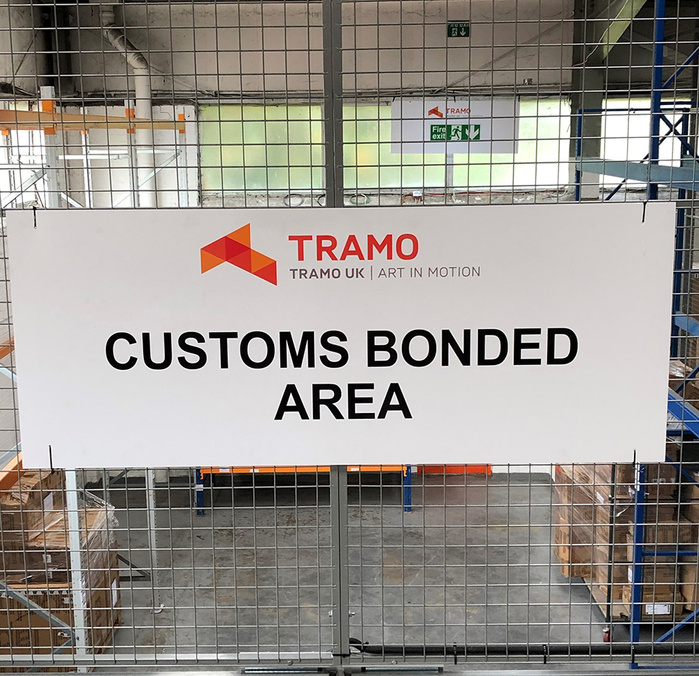 New bonded warehouse in UK - Tramo